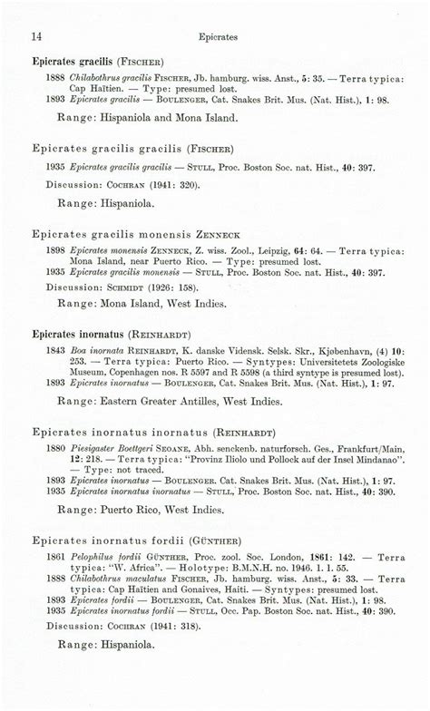 Chilabothrus Inornatus West Indian Boas