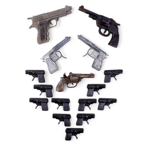 At Auction Various Mid 20th C Cap Guns Toy Pistols