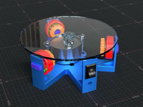 360 Rotating Display Stand Plate By Dantech Download Free Stl Model