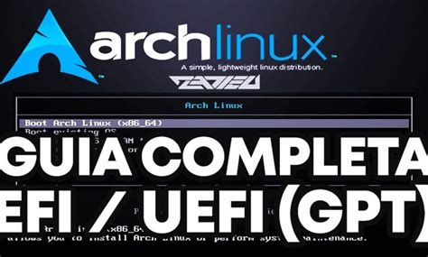 GUÍA DEFINITIVA DE Arch Linux EFI UEFI ALEMÁN MuyLinux