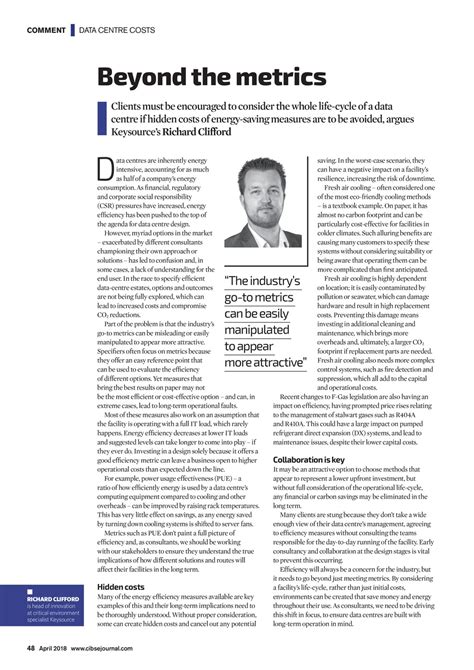 Cibse Journal April 2018