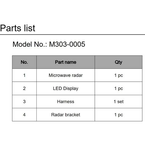 Forklift Reversing Sensor Collision Avoidance System Collision Warning System Unitop