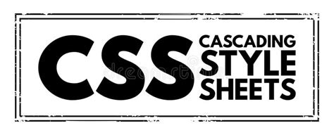 Css Cascading Style Sheets Language Used For Describing The