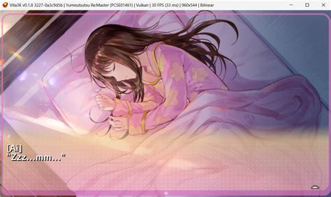 Yumeutsutsu Remaster Pcse01461 · Issue 1714 · Vita3kcompatibility
