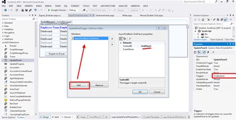Export Gridview To Excel Inside Of Ajax Updatepanel Using In Aspnet C ~ Screenshotsdrizzles