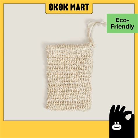 Sisal Soap Net Exfoliating Mesh Soap Pouch Foaming Net Cleanser