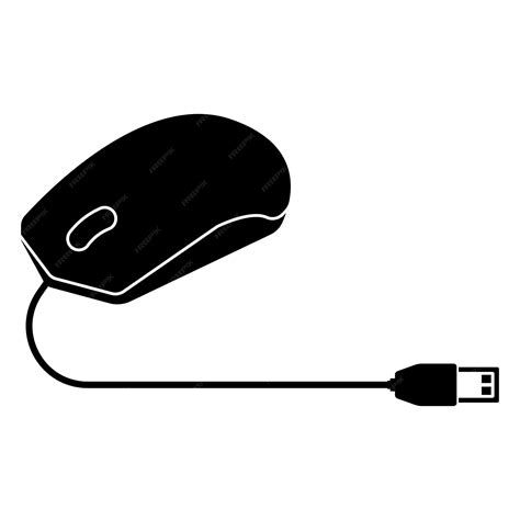 premium vector computer mouse logo vector template design illustration