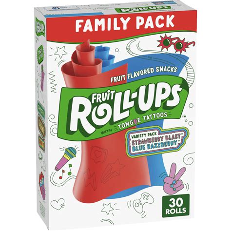 Variety Pack Fruit Flavored Snacks And Candy Fruit Roll Ups