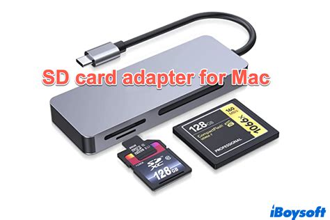 Sd Card Adapter For Mac How To Choose The Best One