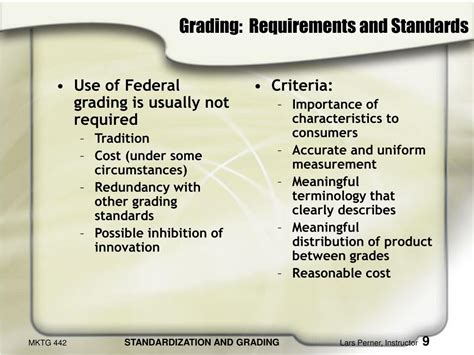 Ppt Standardization And Grading Powerpoint Presentation Free