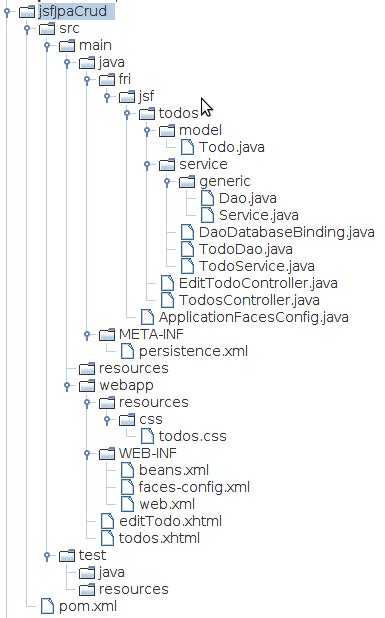 Jsf Master Detail Example With Jpa Database