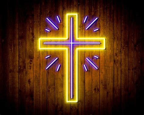 Shinning Cross Led Neon Sign Neon Signs Led Neon Signs Flexible Led