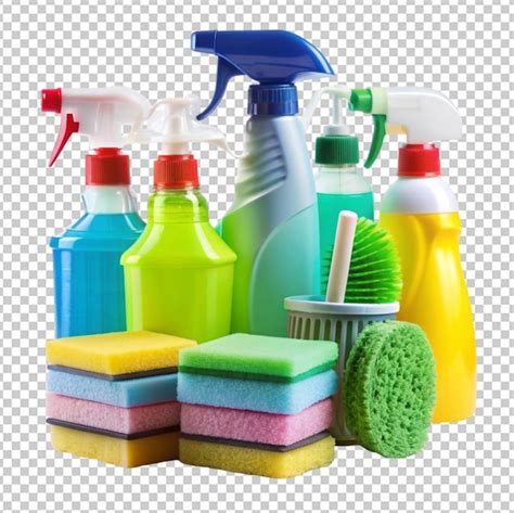 Pack Of Surface Cleaning Products Premium Ai Generated Image