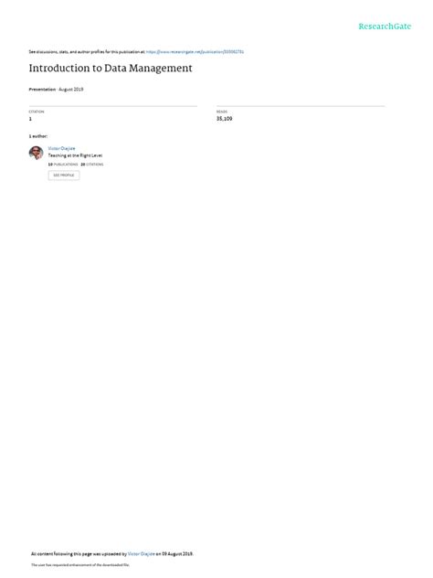 Intro To Data Management Pdf Data Analysis Regression Analysis