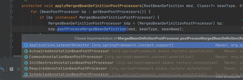 Spring源码深入分析applymergedbeandefinitionpostprocessors接口 Csdn博客