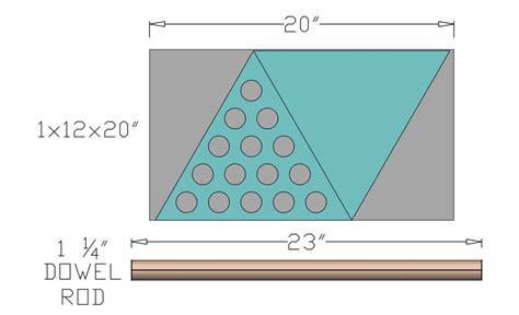 How To Make A DIY Triangle Peg Game TheDIYPlan