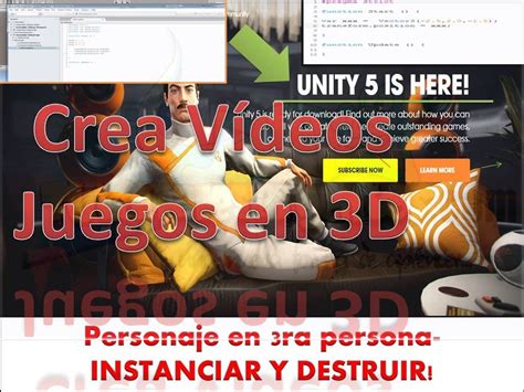 UNITY 5 PERSONAJE EN 3ra PERSONA INSTANCIAR Y DESTRUIR YouTube