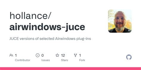 Github Hollanceairwindows Juce Juce Versions Of Selected Airwindows