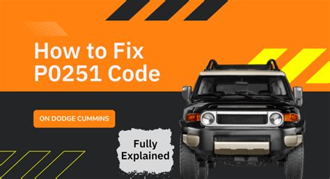 What Is P A Code On Dodge Cummins How To Fix It