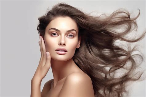 Premium Photo Cosmetic Ad Beautiful Skin Photography
