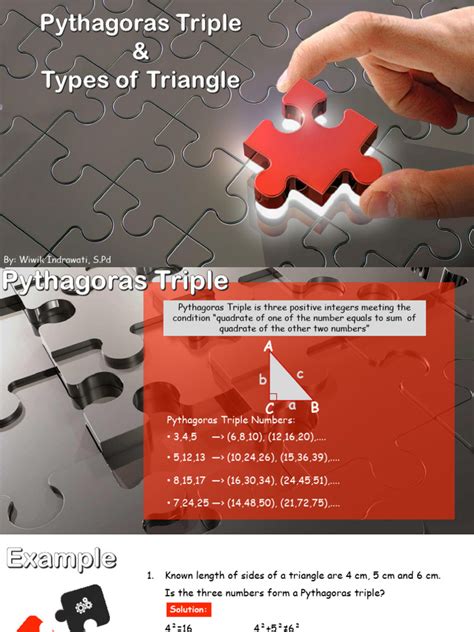 pytagoras triple and types of triangle pdf triangle discrete
