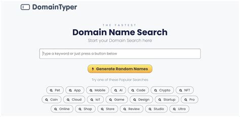 Instant Domain Search Check Domain Extensions Domain Name Tools