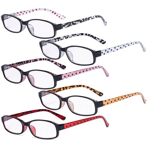 Cute Reading Glasses 5 Pack Women