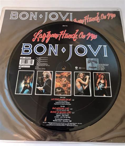 Bon Jovi Lay Your Hands On Me Uk Limited Edition 10 Picture Disc