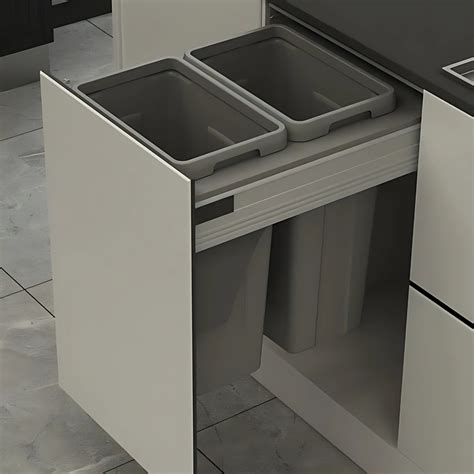 Bin Organisers Pull Out Bin 450mm Storage Organisers