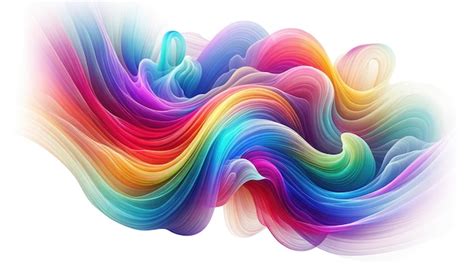Premium Photo Ai Generated Illustration Of Vibrant Multicolored Waves