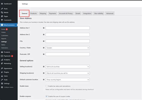 How To Set Up Configuration Settings In Woocommerce Plugin