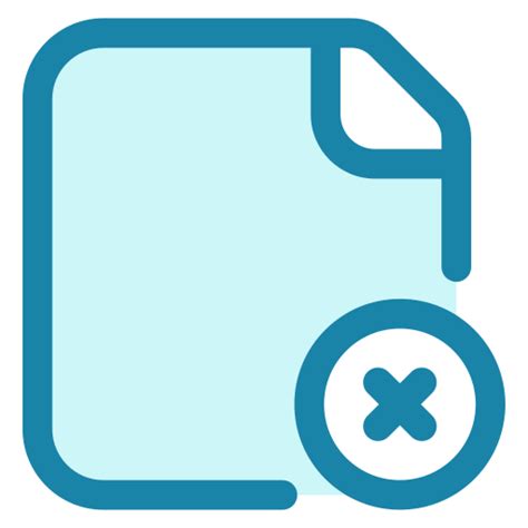 Delete File Generic Color Lineal Color Icon