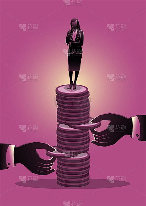 手试图把硬币从硬币堆中拉出来