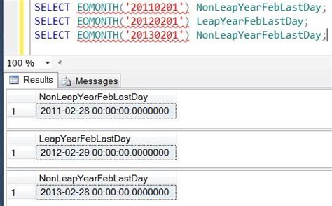 Introduction To Datetime Functions In Sql Server