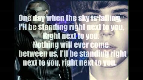 Chris Brown Ft Justin Bieber Next To You Lyrics On Screen YouTube