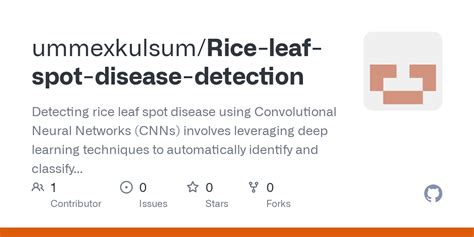 Github Ummexkulsum Rice Leaf Spot Disease Detection Detecting Rice Leaf Spot Disease Using