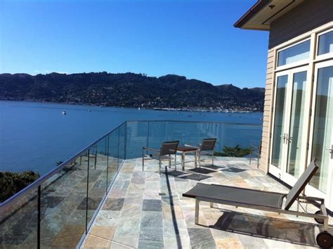 Aluminum Base Shoe Glass Railing Modern Balcony Sydney By Demax