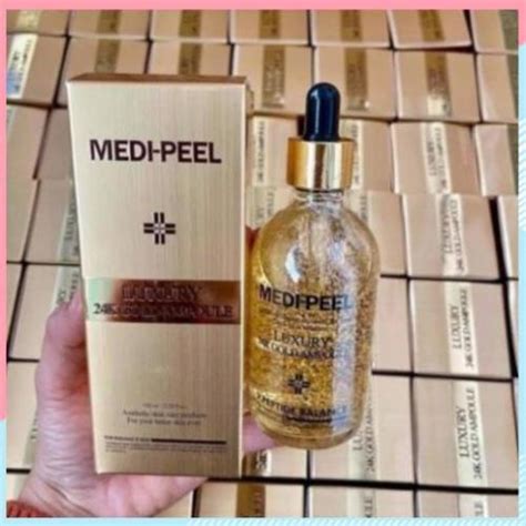 Serum Tinh ChẤt VÀng Medi Peel Luxury 24k Gold Ampoule Date Mới Nhất