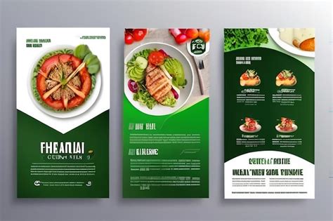 Premium Photo Food Delivery Flyer Pamphlet Brochure Design Vector