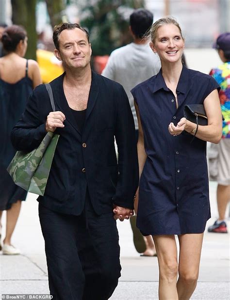 Jude Law Bares His Chest In A Vest And Blazer And Sports Loafers