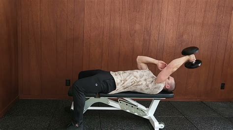 Single Arm Dumbbell Pullover Youtube
