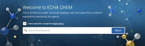 Echa Lancia Un Nuovo Database Di Prodotti Chimici Isde News