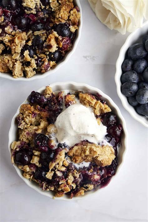 Blueberry Crisp Recipe Easy Food Dolls