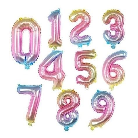Balão Bexiga De Número Tie Dye Rose Gold 40 Cm Metalizado Helium
