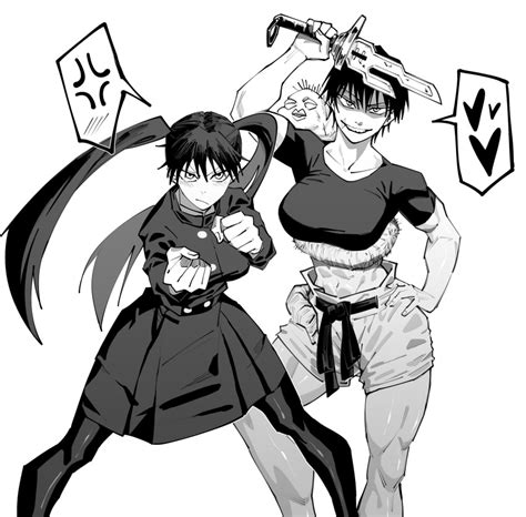 Rule 34 2girls Abs Arm Up Big Breasts Black And White Black Hair Black Shirt Blush Lines