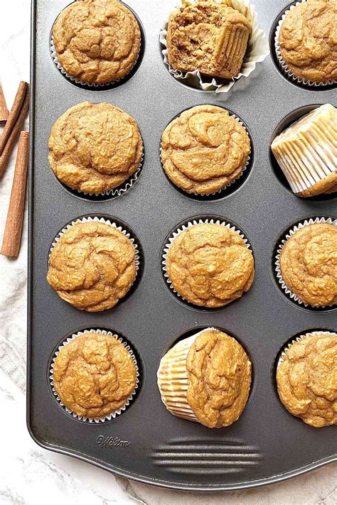 3 Ingredient Pumpkin Muffins With Cake Mix Cup Of Flour