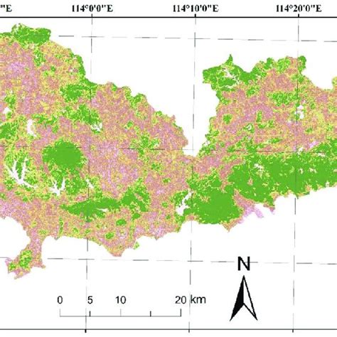 Vegetation Fractional Coverage Image Of Shenzhen Download Scientific