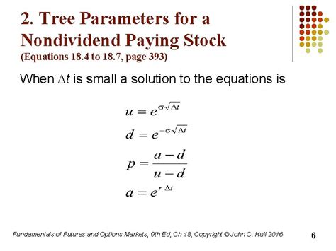 Binomial Trees In Practice Chapter Fundamentals Of