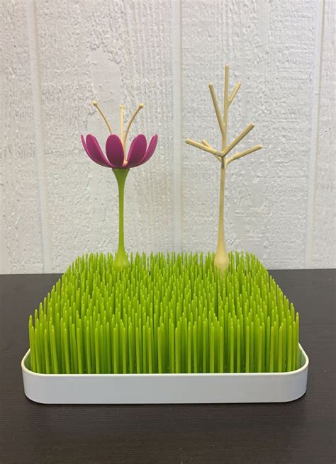 Boon Grass Countertop Drying Rack With Stem And Twig