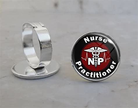 Nurse Practitioner Adjustable Ring Handmade